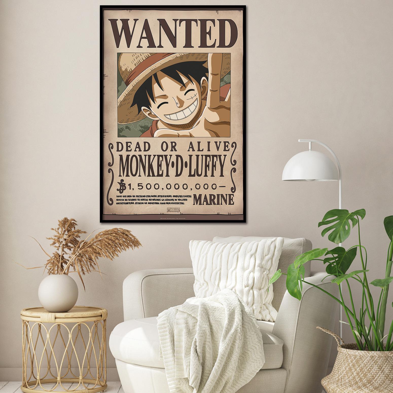 One Piece Monkey D Luffy Wanted